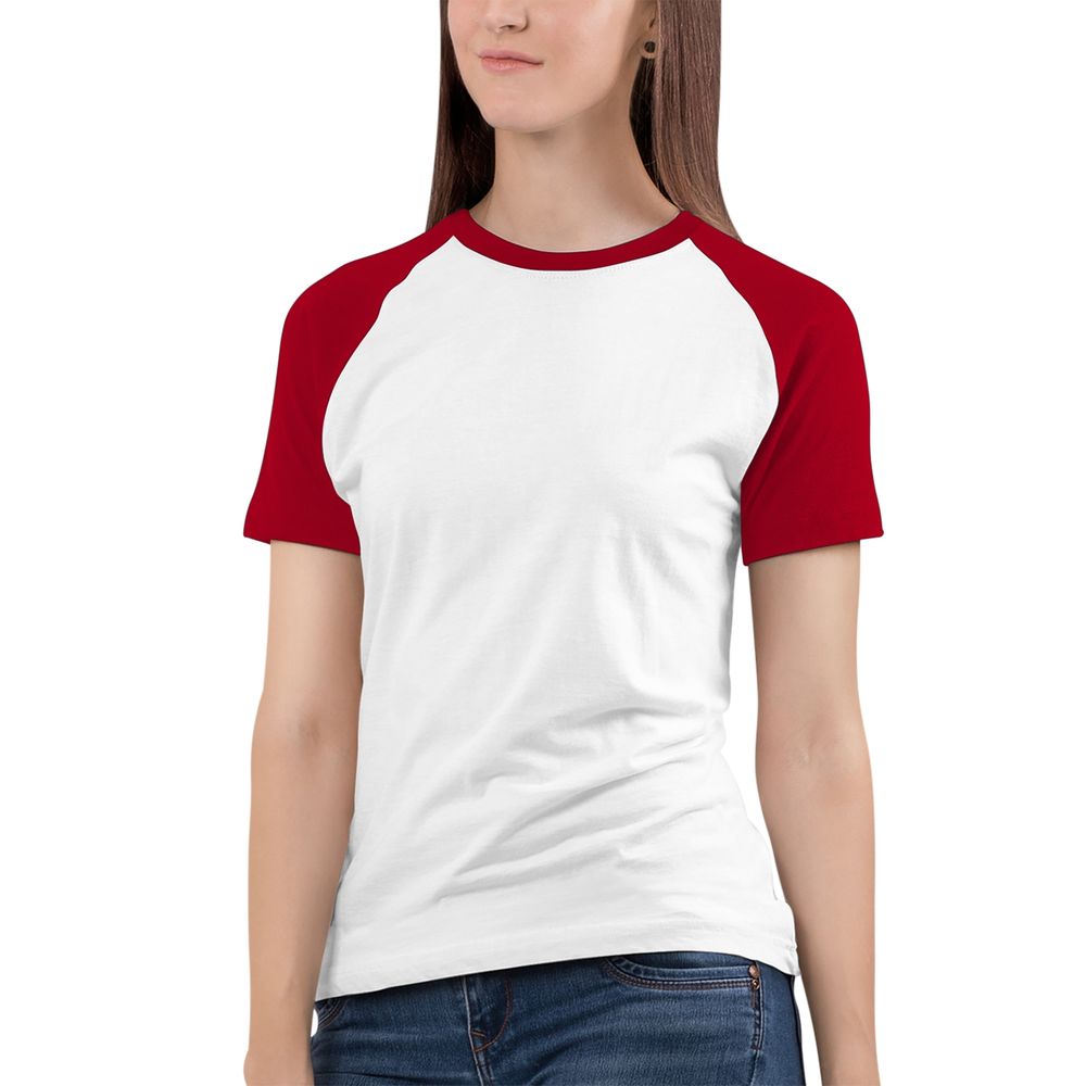 Women's Premium Cotton Raglan Tshirts | Printy6