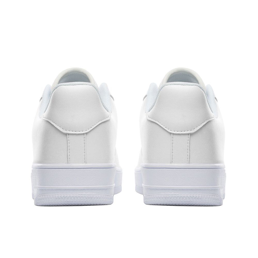 Unisex Low Top Leather Sneakers Printy6